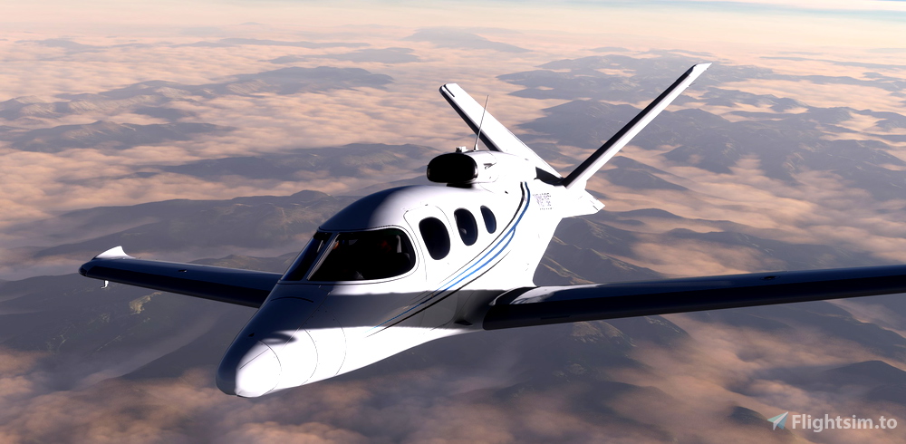 SF50 Vision Jet N869DK and Trident for Microsoft Flight Simulator | MSFS