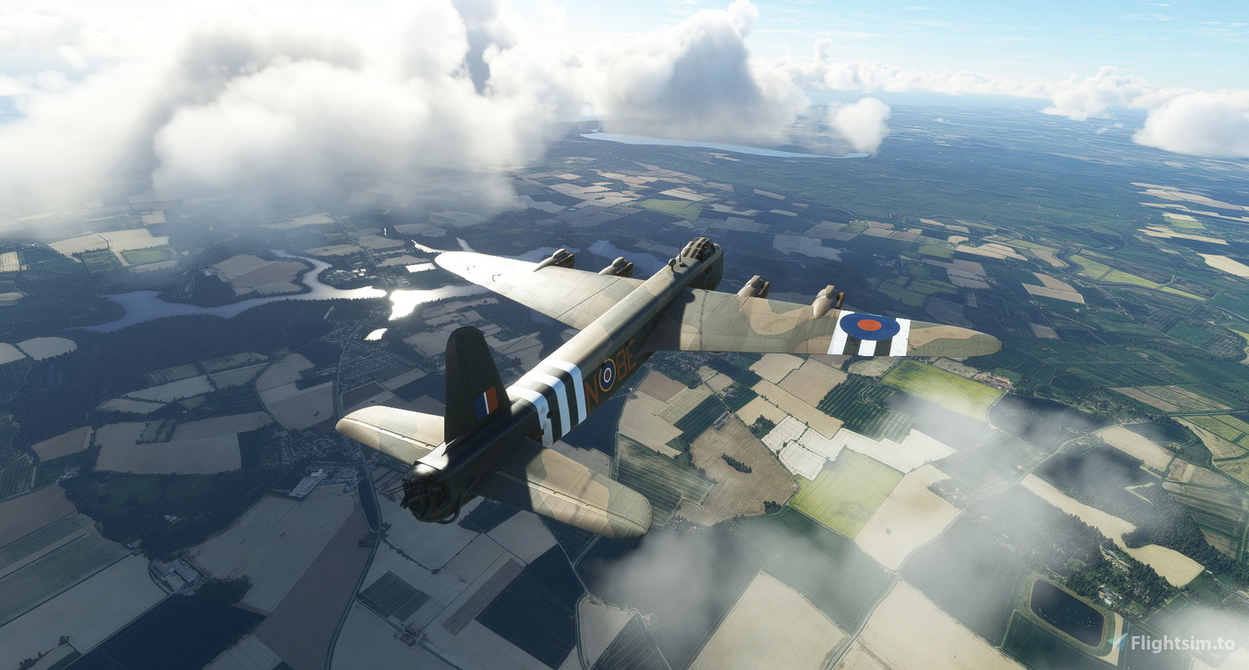 Short Stirling Mk Iv Lk137 8e N No 245 Sqn For Microsoft Flight