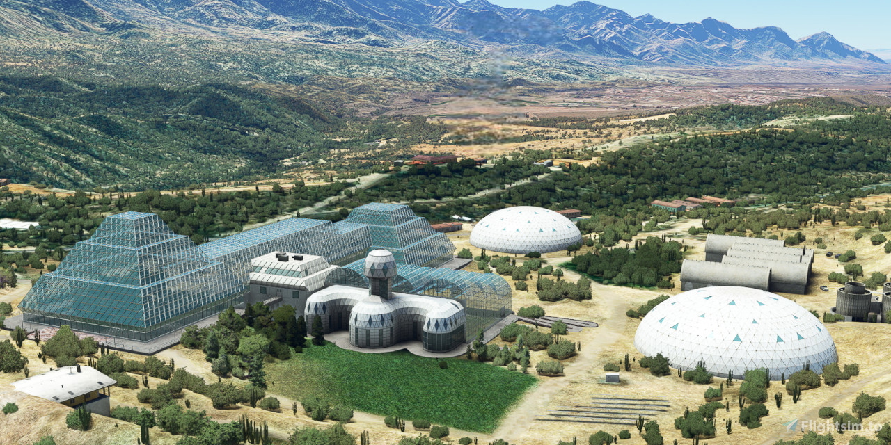 Short VFR - Arizona - Oracle - Biosphere 2 for Microsoft Flight ...
