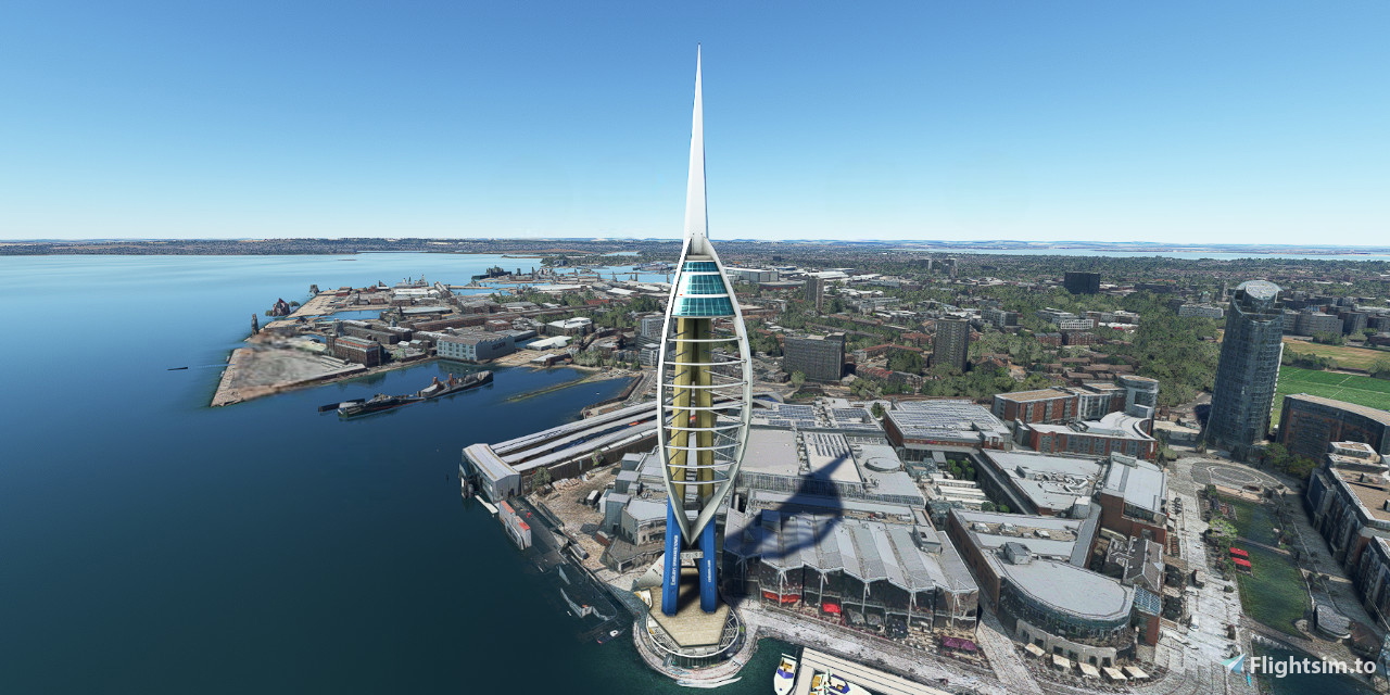 Ultralight Sightseeing - England - Portsmouth - Spinnaker Tower per ...