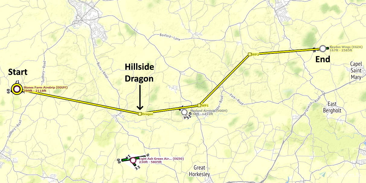 Short VFR - England - Suffolk - Bures Dragon for Microsoft Flight ...