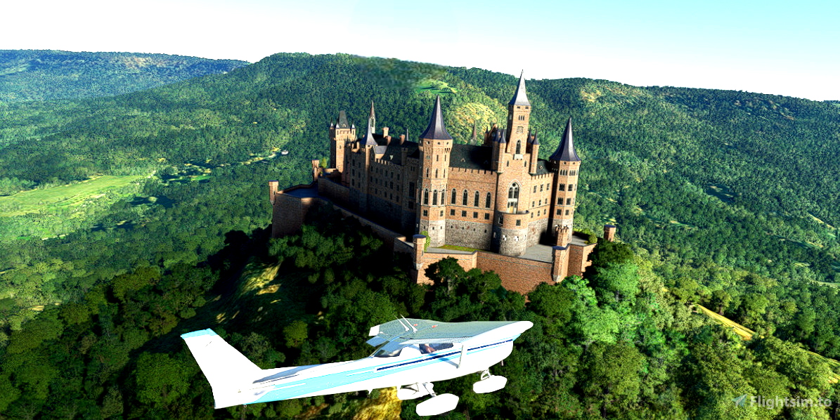 Short VFR - Germany - Hechingen - Hohenzollern Castle for Microsoft ...