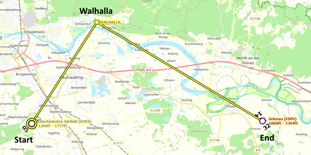 Short VFR - Germany - Regensburg - Walhalla for Microsoft Flight ...