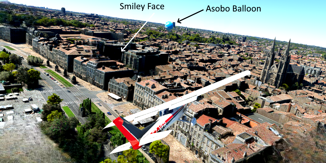 Short VFR - France - Bordeaux - Asobo Studio Smiley Face for Microsoft ...