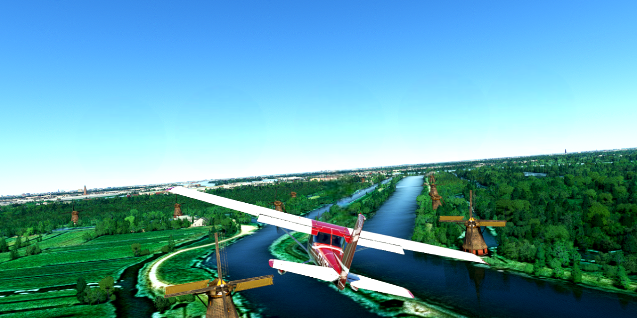 Short VFR - Netherlands - Windmills at Kinderdijk for Microsoft Flight ...