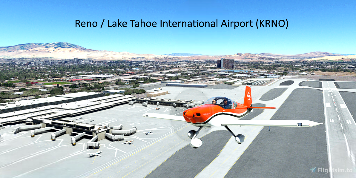 Short VFR - Nevada - Reno to Lake Tahoe for Microsoft Flight Simulator ...