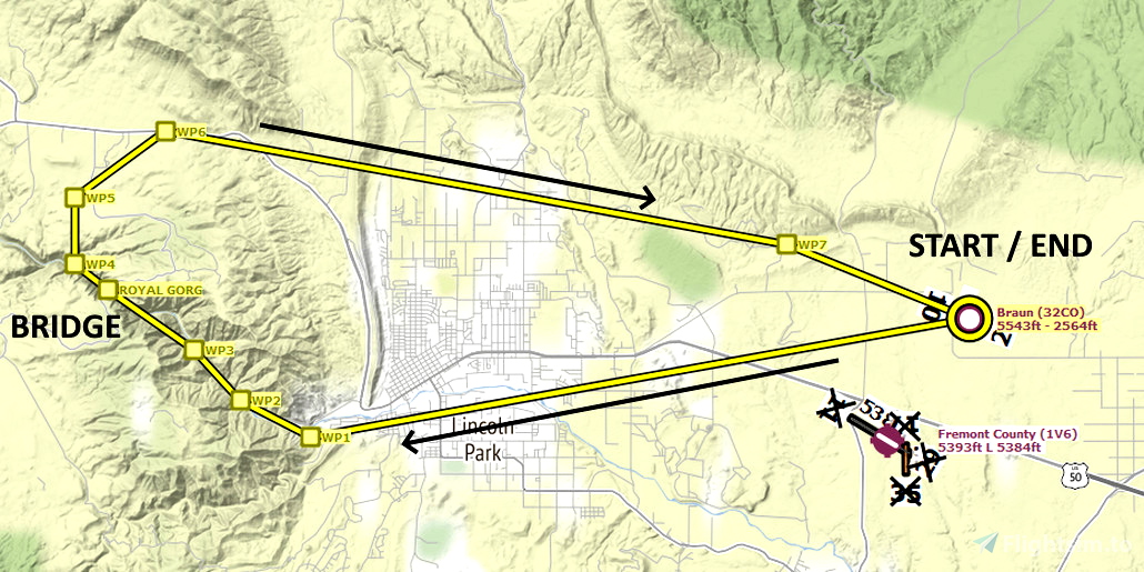 Short VFR - Colorado - Royal Gorge Bridge for Microsoft Flight ...