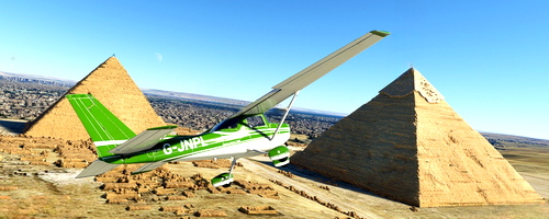 Short VFR - Egypt - Pyramids » Microsoft Flight Simulator