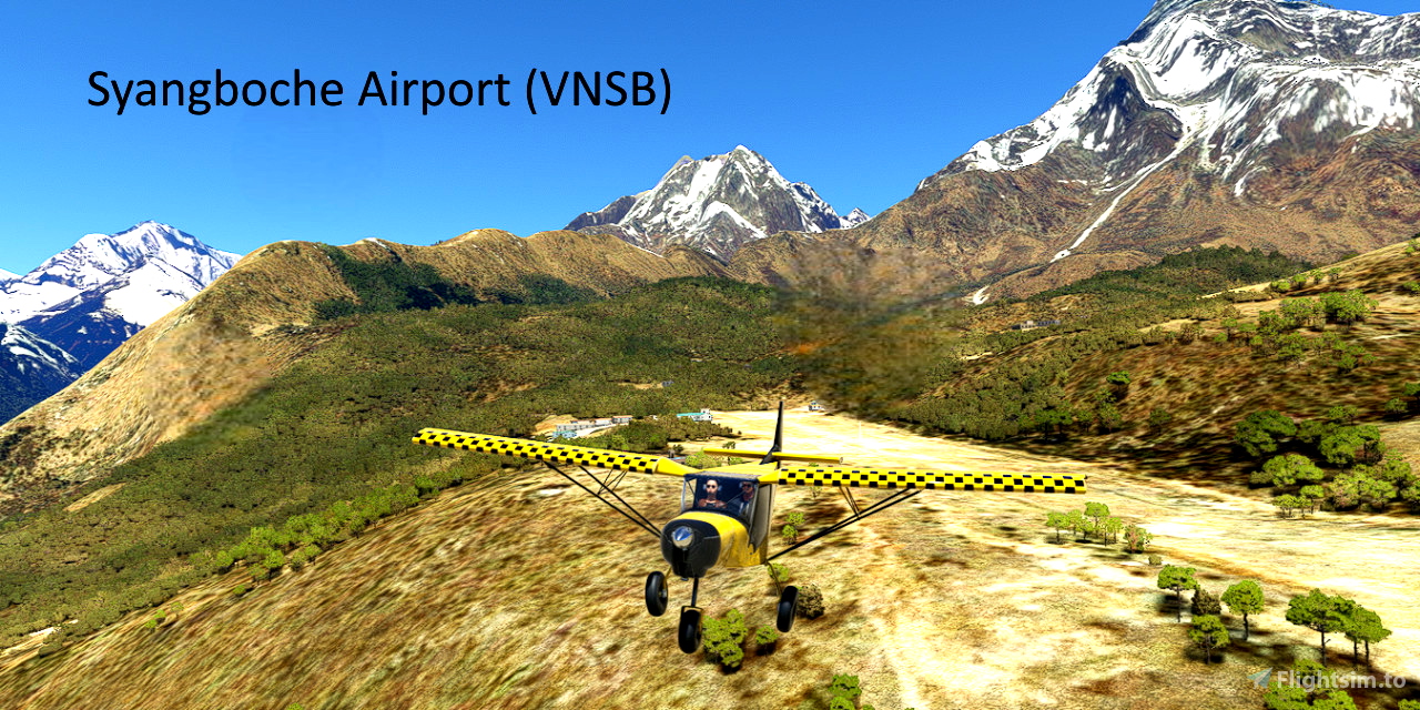 Short VFR - Nepal - Steep Runways at Synagboche and Lukla for Microsoft ...
