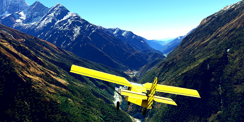 Short VFR - Nepal - Steep Runways at Synagboche and Lukla for Microsoft ...