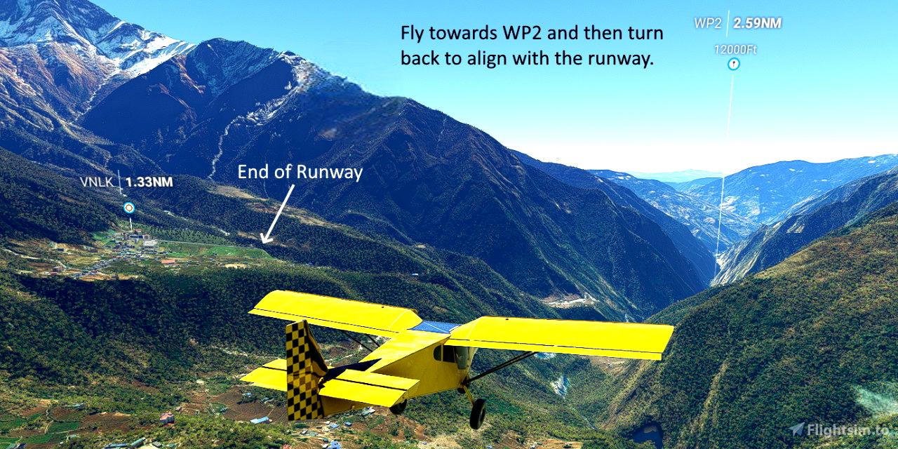 Short VFR - Nepal - Steep Runways at Synagboche and Lukla for Microsoft ...