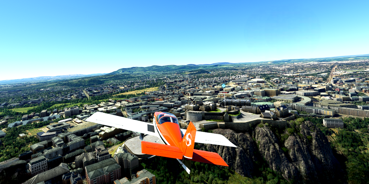 Short VFR - Scotland - Edinburgh Castle for Microsoft Flight Simulator ...