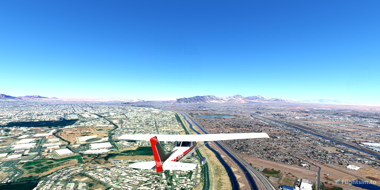 Short VFR - Texas - El Paso - Mexican Border dla Microsoft Flight ...