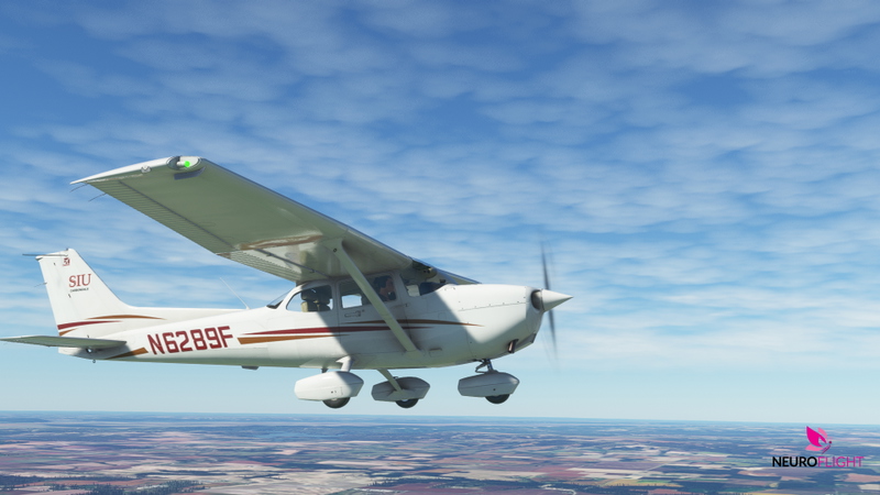 SIU Flight School Livery for Asobo Cessna 172 G1000, registration ...