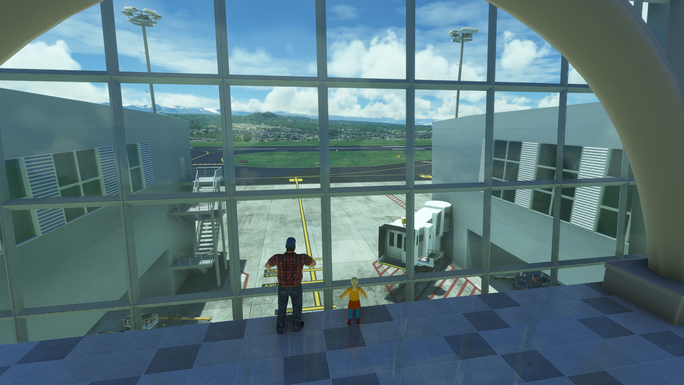 SKPE Animated people for TEIKOF Studio Scenery 对于 Microsoft Flight ...