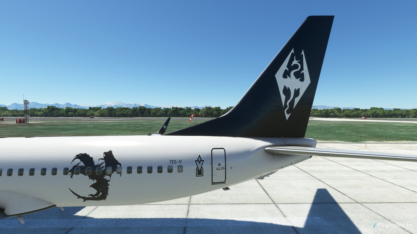SKYRIM - Livery for PMDG 737-800 (TES-V) for Microsoft Flight Simulator ...