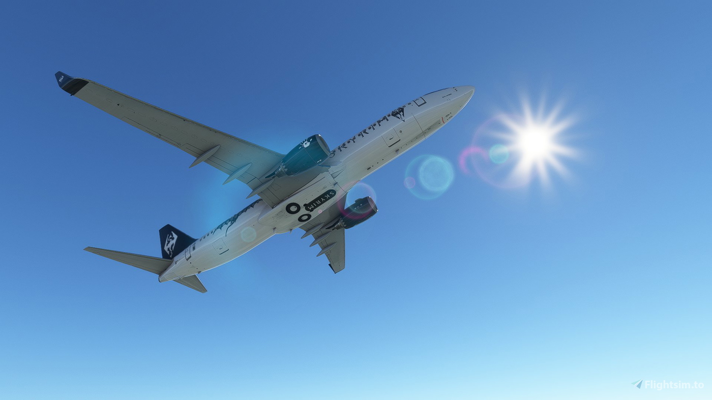SKYRIM - Livery for PMDG 737-800 (TES-V) pour Microsoft Flight ...