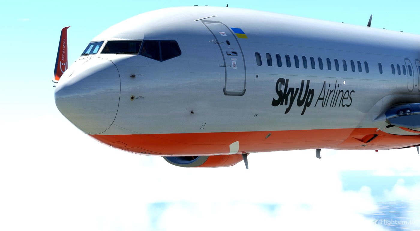 SkyUp Airlines I UR-SQH (SQF) [4K] I PMDG 737-800 » Microsoft Flight Simulator