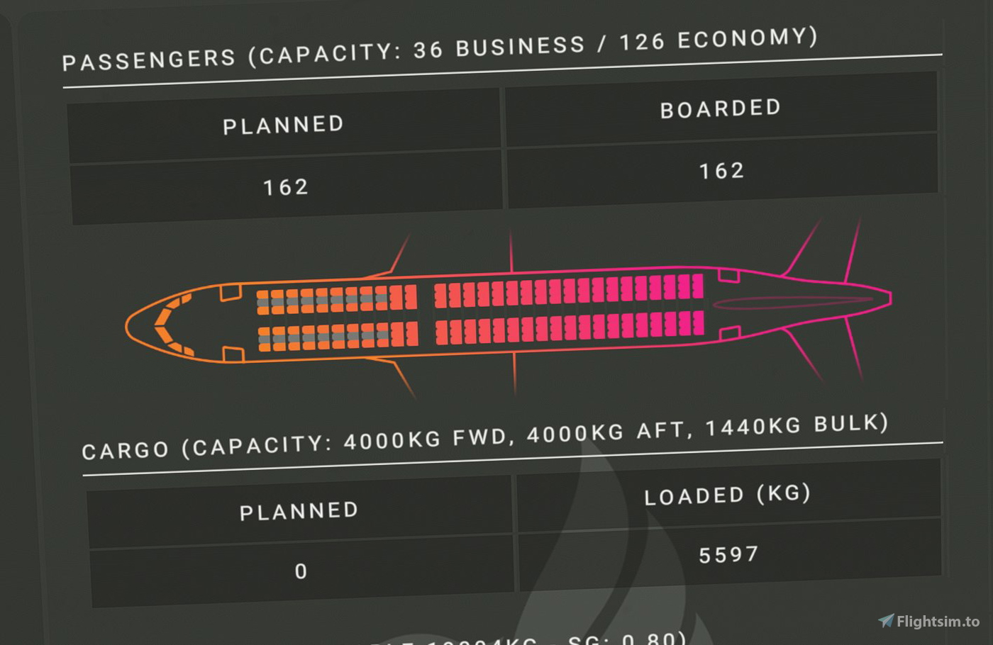 SLC Cabin Layout FENIX A320 with 162 Seats for Microsoft Flight ...