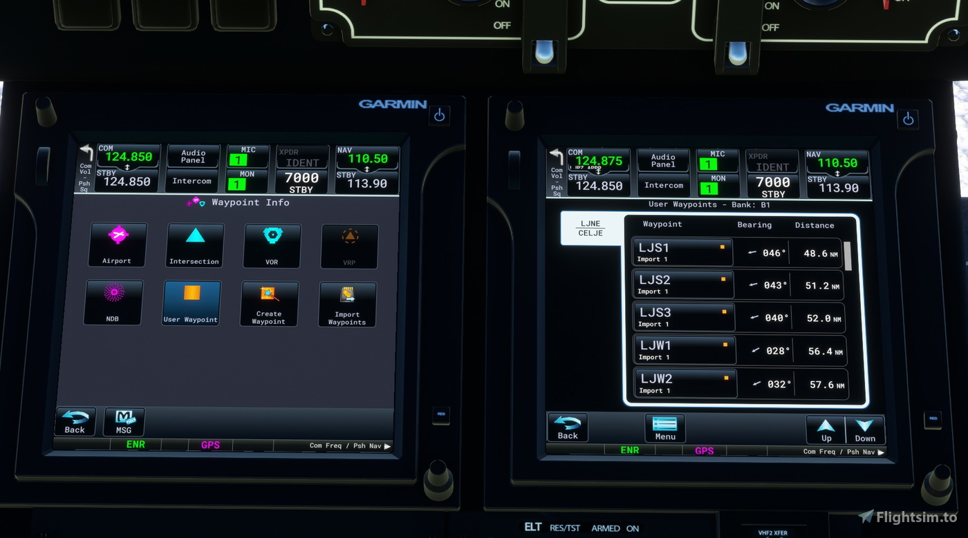 Slovenia waypoints (VFR Reporting Points) for PMS50 GTN750 for ...
