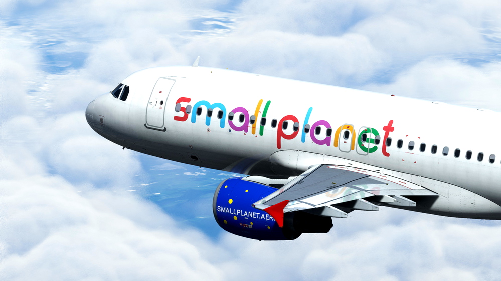 Small Planet Airlines [Pack] w/Cabin Fenixsim A320 [8K+4K] para ...