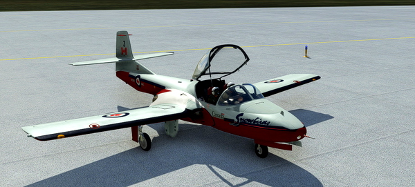 CF-5E 419 Sqn RCAF Aggressor Livery for Microsoft Flight Simulator | MSFS