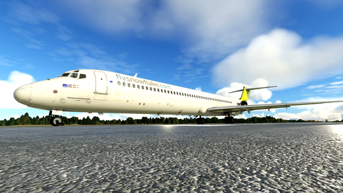 Snowflake SAS MD-82 LN-ROS circa 2005 for Microsoft Flight Simulator | MSFS