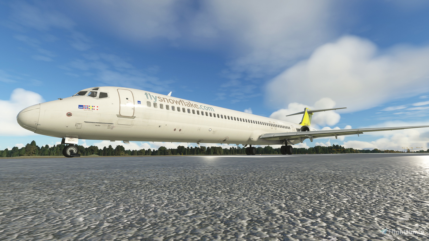 Snowflake SAS MD-82 LN-ROS circa 2005 for Microsoft Flight Simulator | MSFS