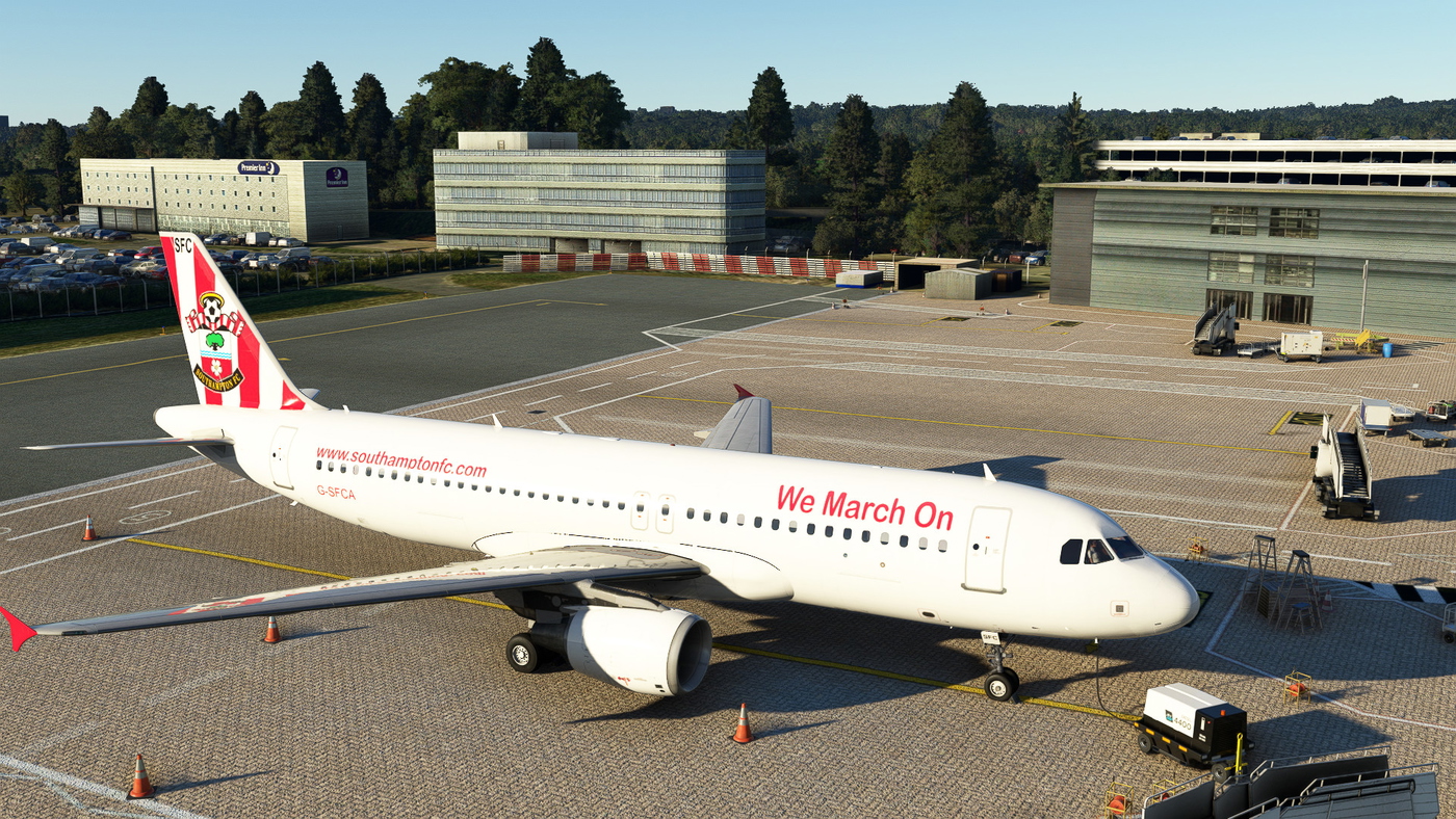 Southampton Fc Livery Fenix A320 for Microsoft Flight Simulator | MSFS