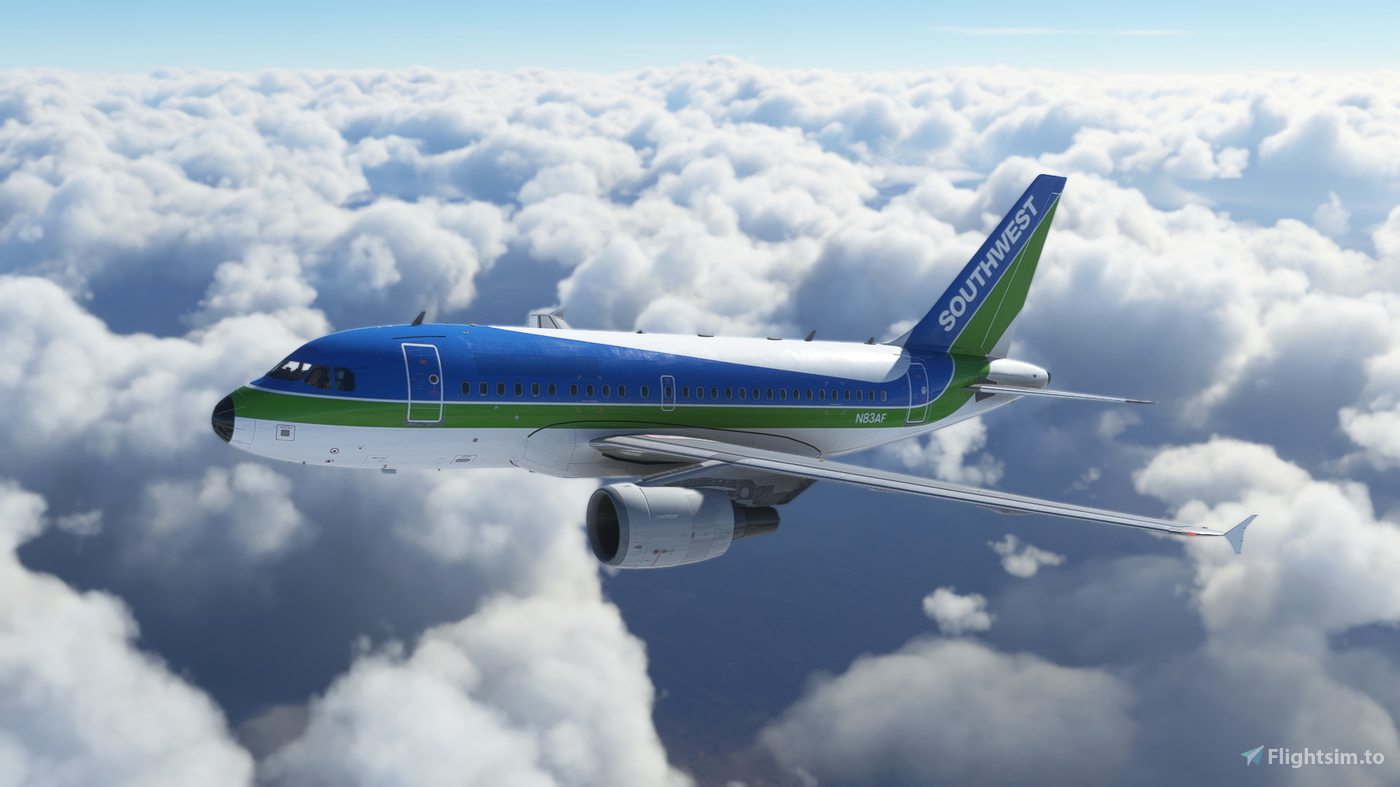 Southwest / Air Florida Fictional Livery Airbus A318 LatinVFR - 8K for ...