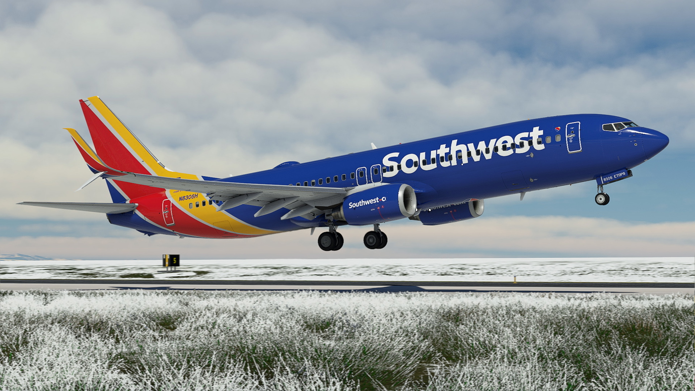 Southwest Airlines "Heart" [Pack] w/Cabin PMDG 737-800 for Microsoft ...