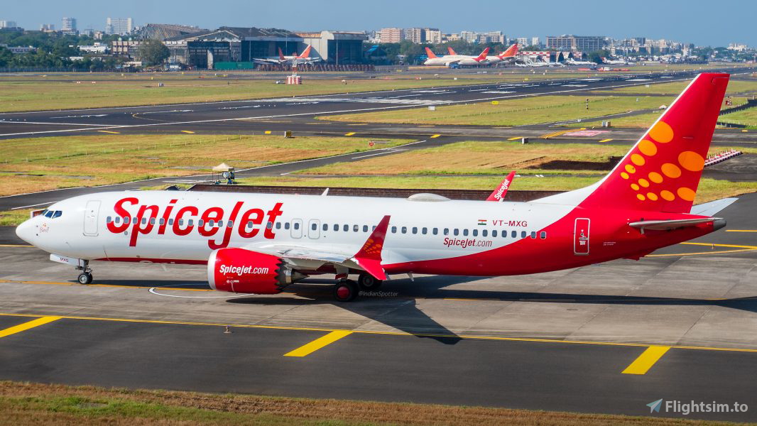 SpiceJet 737-800 Max [ VT-MXG ] for Microsoft Flight Simulator | MSFS