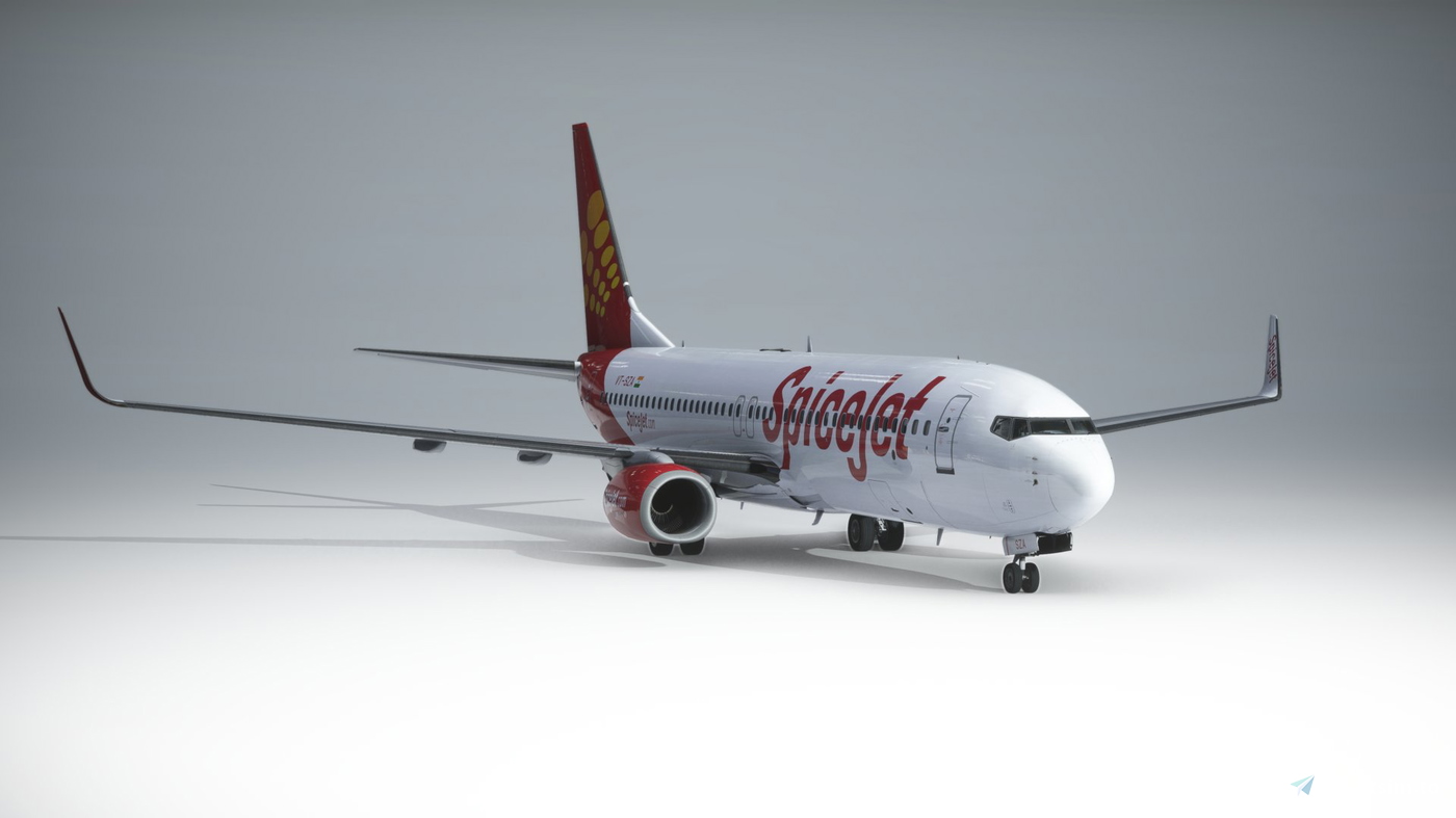 SpiceJet VT-SZA for Microsoft Flight Simulator | MSFS