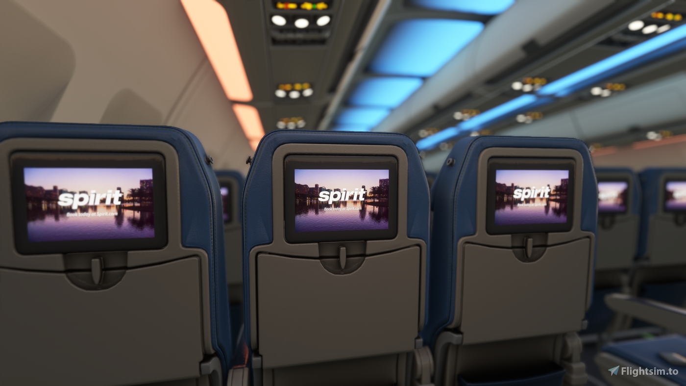 Spirit Airlines A310 "Home of the Bare Fare" [Custom EFB and Cabin ...