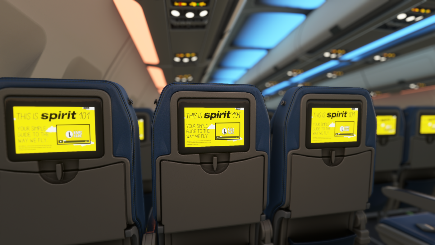 Spirit Airlines A310 "Home of the Bare Fare" [Custom EFB and Cabin ...
