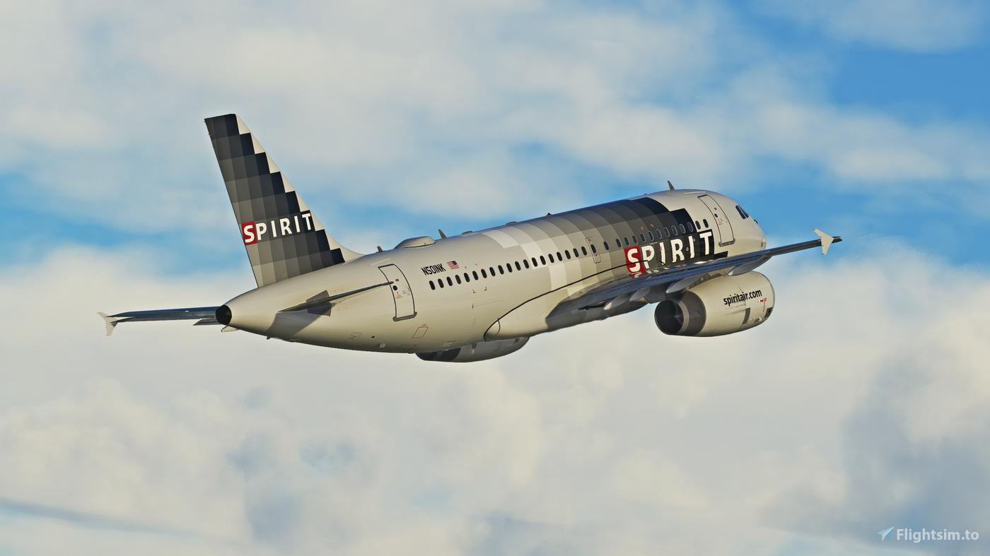 Spirit "Checkers" [8K] - LatinVFR A319 for Microsoft Flight Simulator ...