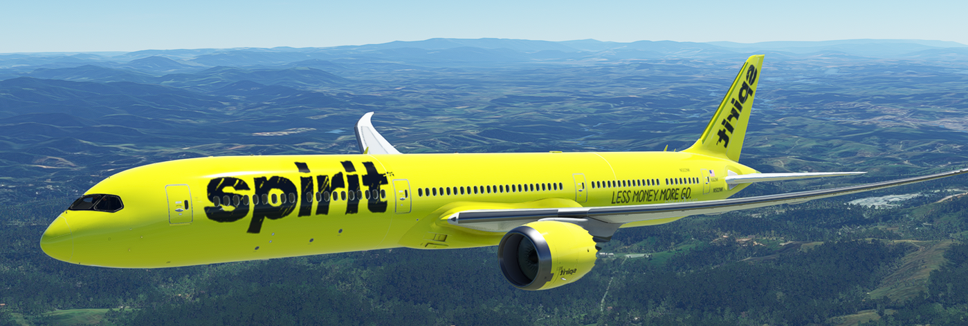 SPIRIT N502NK for Microsoft Flight Simulator | MSFS