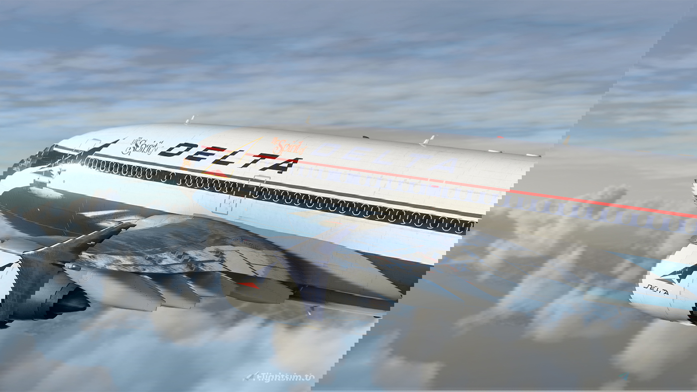 Spirit of Delta Airbus A310 N102DA 8K for Microsoft Flight Simulator | MSFS