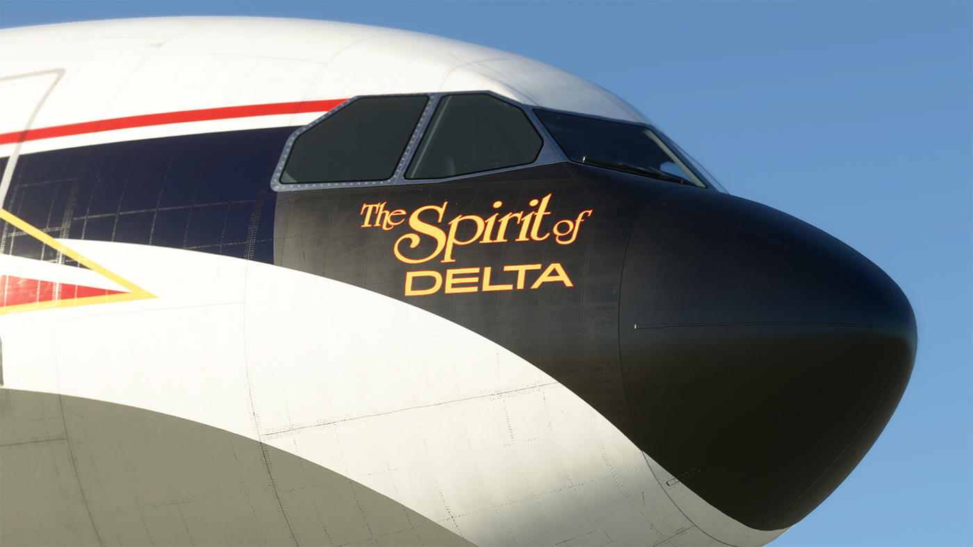 Spirit of Delta Airbus A310 N102DA 8K for Microsoft Flight Simulator | MSFS