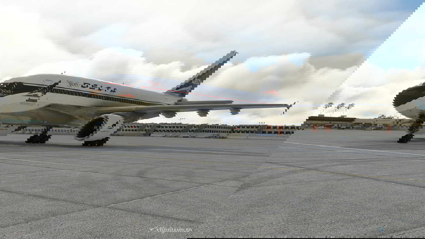 Spirit of Delta Airbus A310 N102DA 8K for Microsoft Flight Simulator | MSFS