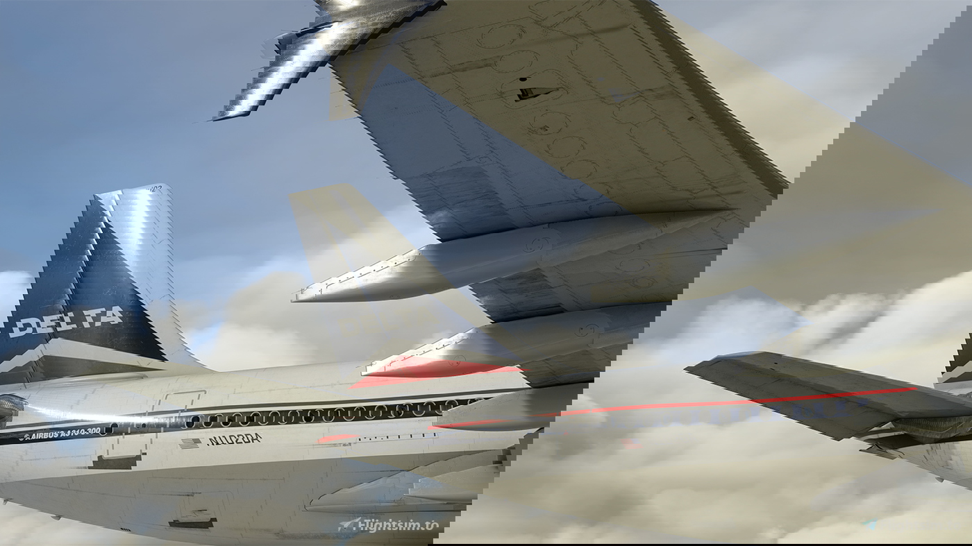 Spirit of Delta Airbus A310 N102DA 8K for Microsoft Flight Simulator | MSFS