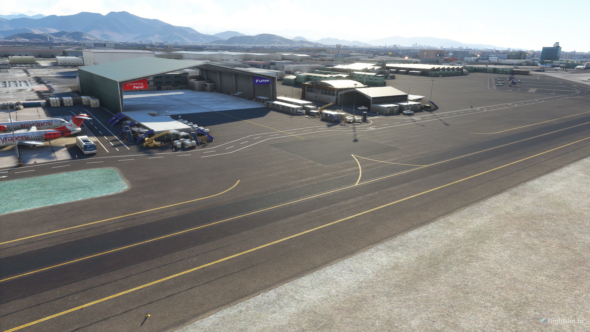 Low-End PC - SPJC - Jorge Chavez Airport, Lima-Peru for Microsoft Flight Simulator | MSFS
