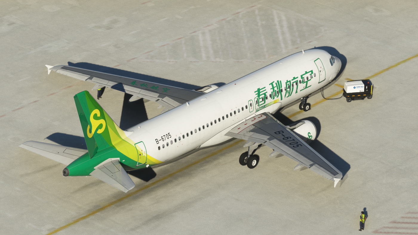 Spring Airlines 2021 new livery für Microsoft Flight Simulator | MSFS