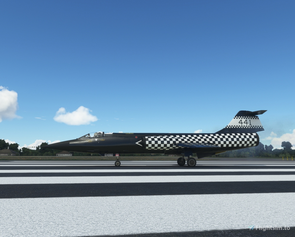 SSW CF-104_CHECKERBIRD_104880 for Microsoft Flight Simulator | MSFS