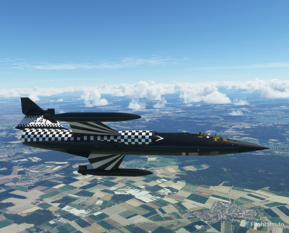 SSW CF-104_CHECKERBIRD_104880 for Microsoft Flight Simulator | MSFS