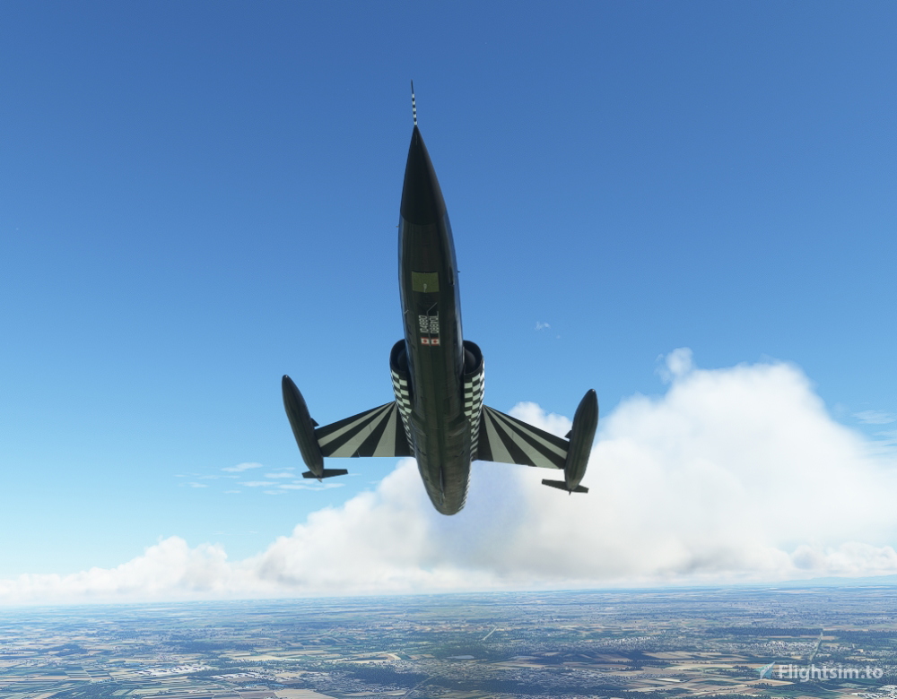 SSW CF-104_CHECKERBIRD_104880 for Microsoft Flight Simulator | MSFS