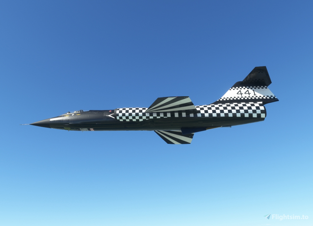 SSW CF-104_CHECKERBIRD_104880 for Microsoft Flight Simulator | MSFS