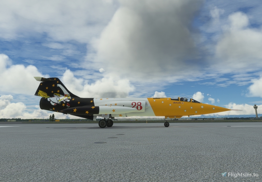 SSW F-104G Italy 3Stormo28Gruppo for Microsoft Flight Simulator | MSFS