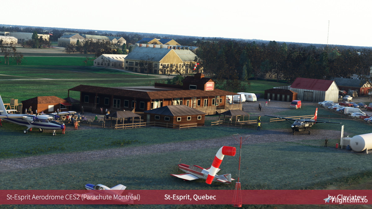 St-Esprit Airport CES2 (Parachute Montréal) for Microsoft Flight ...