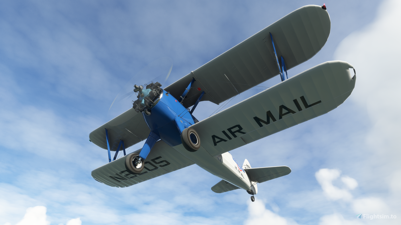Stearman PT-17 Varney Air Mail for Microsoft Flight Simulator | MSFS